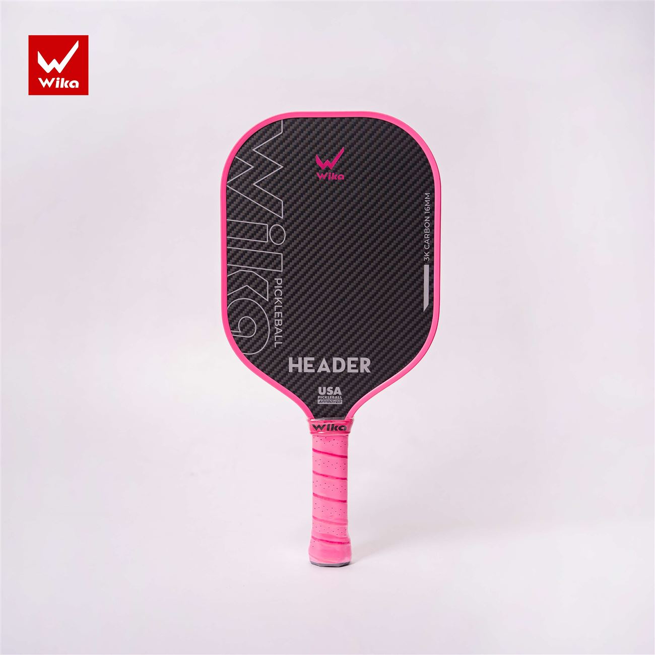 Vợt Pickleball Wika Header 100% Carbon T1000 vân 3K